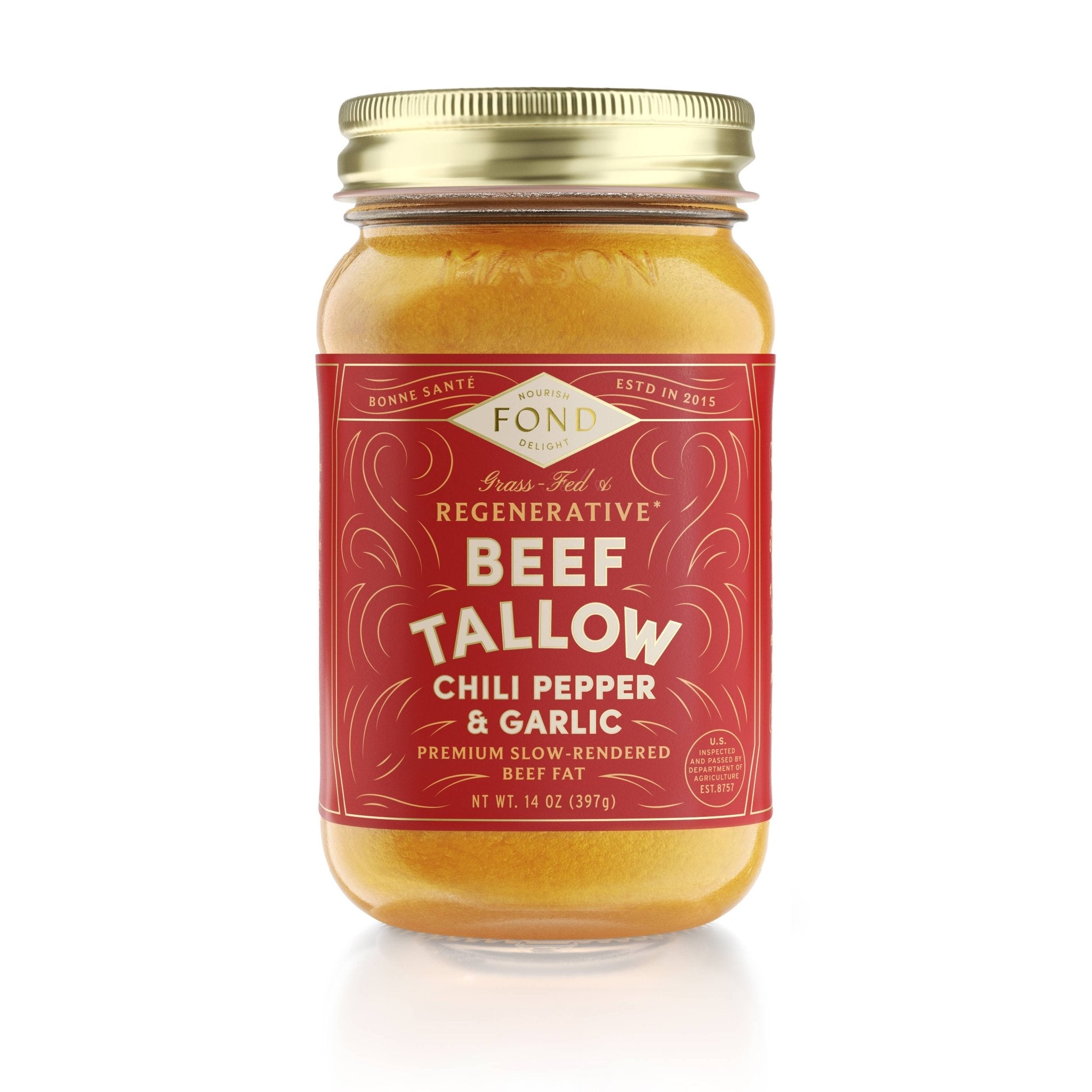 Chili & Garlic Regenerative Beef Tallow – Echo Market